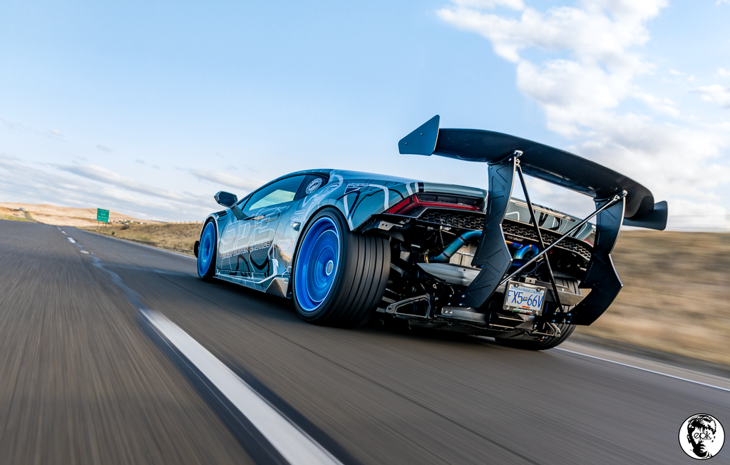Lamborghini Huracan chassis mounted wing – Sadistic Iron Werks