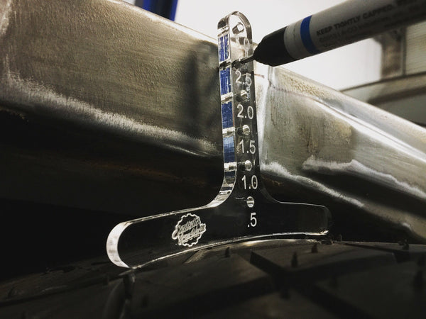 Tire height scribe tool and marker – Sadistic Iron Werks